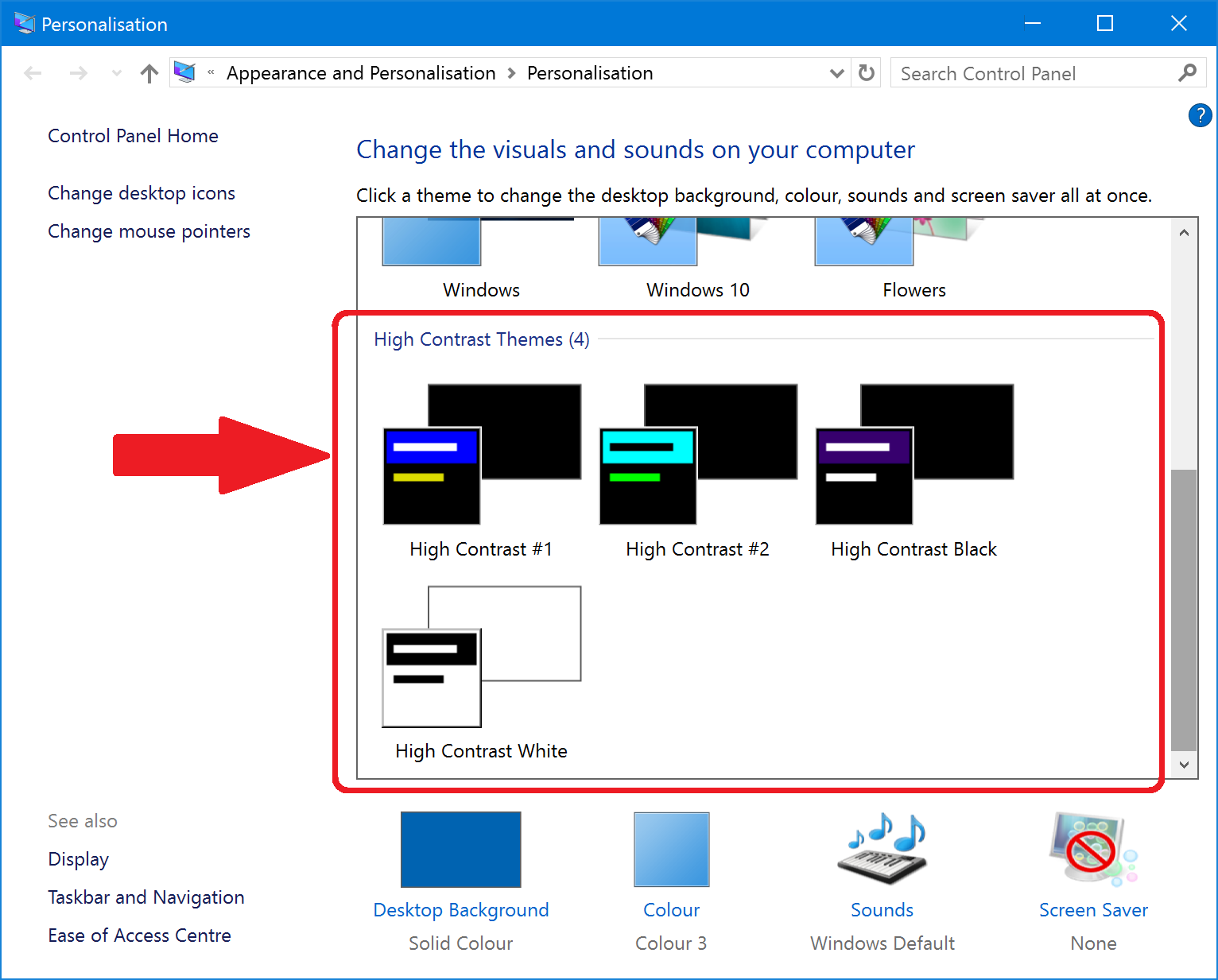 Making your (Windows) computer easier to use with a sight problem ...